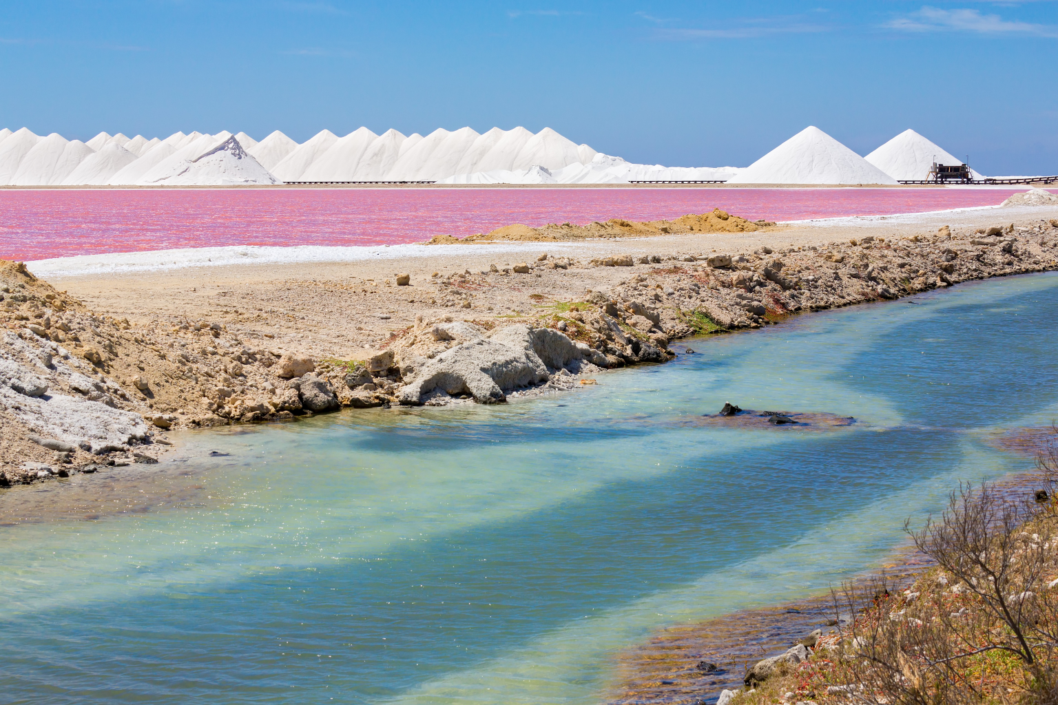 Bonaire salt flats: a unique blend of industry, nature and recreation