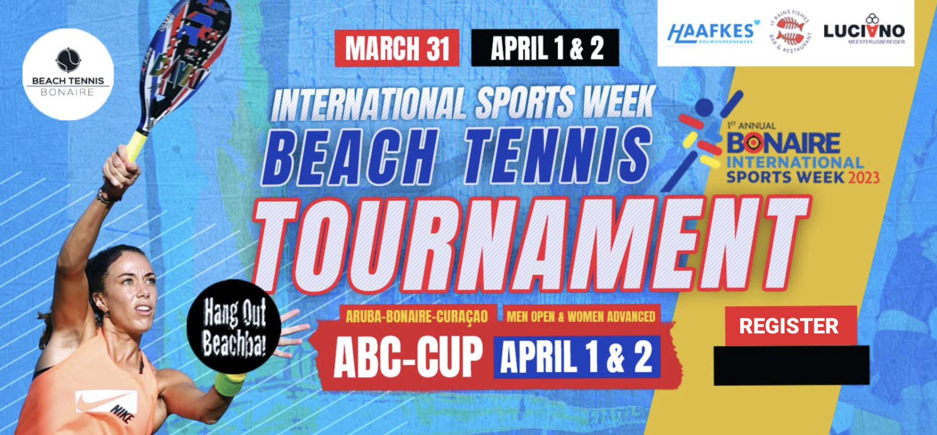 Beach Tennis Bonaire at the first International Sports Week